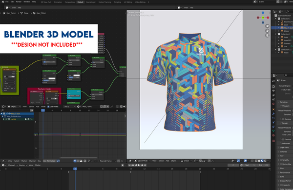 3D Blender Model - Ultimate Team Gear